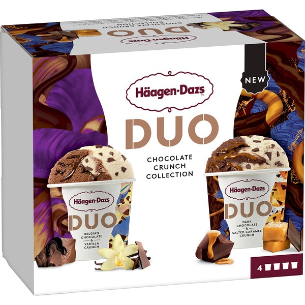 Buy Duo Chocolate Crunch Collection Vanilla Ice Cream With Chocolate