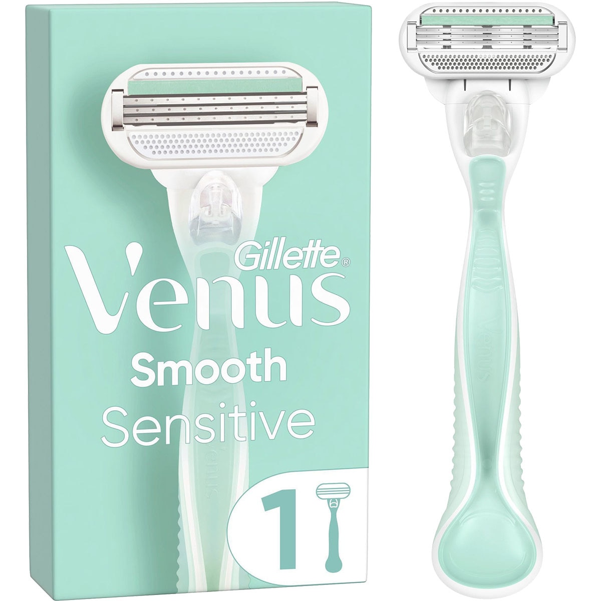 Smooth Sensitive razor blister 1 each · GILLETTE VENUS · Supermercado ...