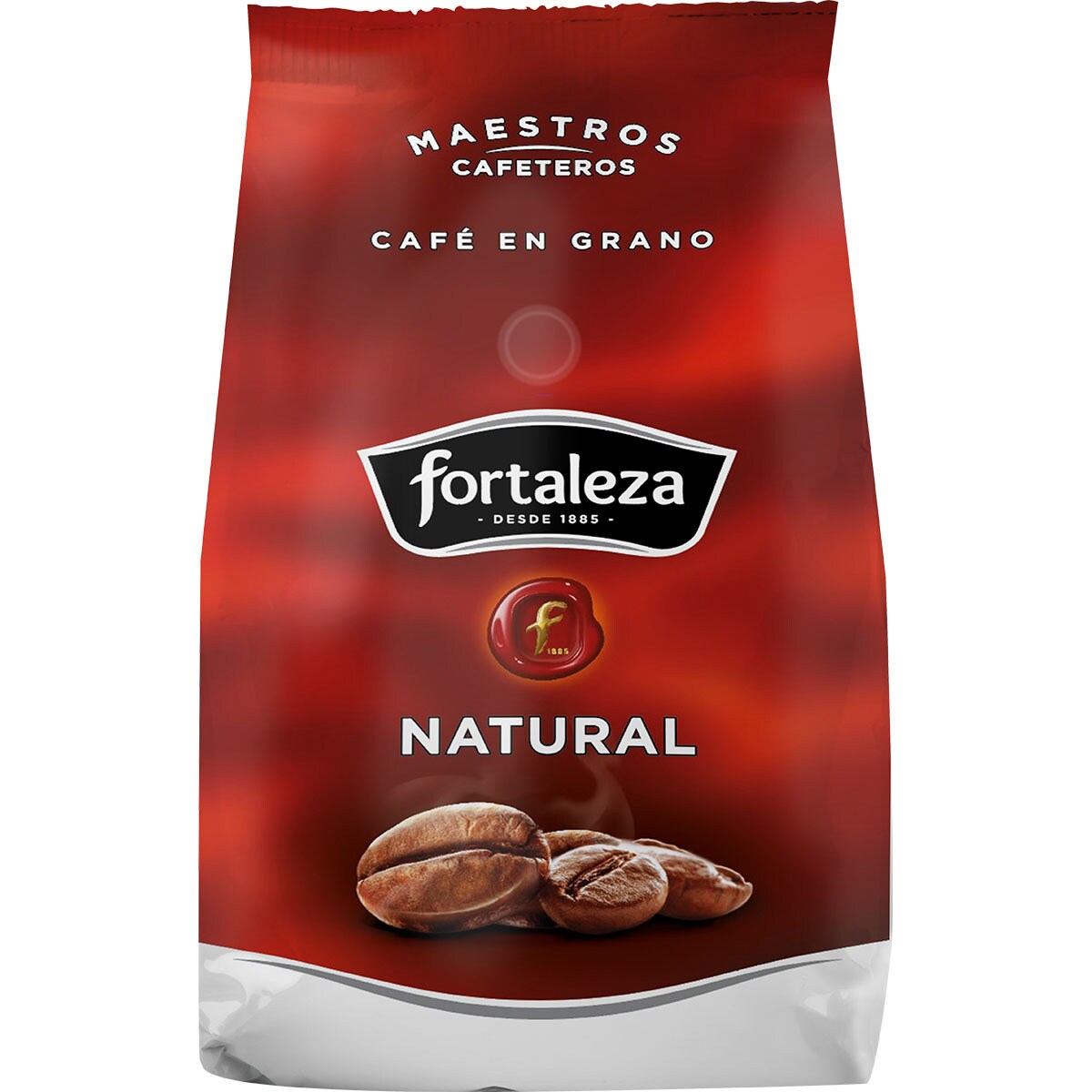 Natural coffee in beans packet 500 g · FORTALEZA · Supermercado El ...