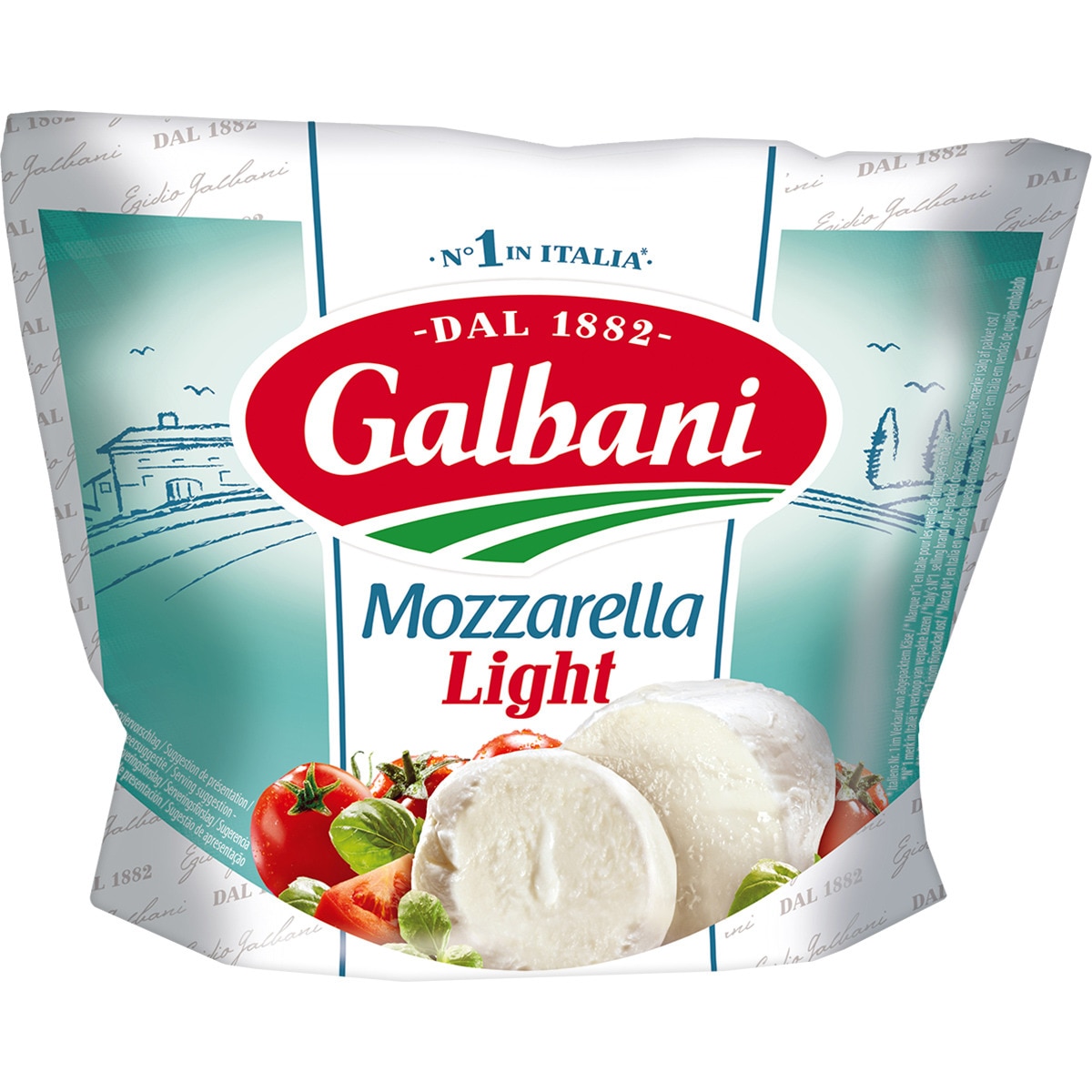 Mozzarella italiana light de vaca bolsa 125 g · GALBANI · Supermercado ...