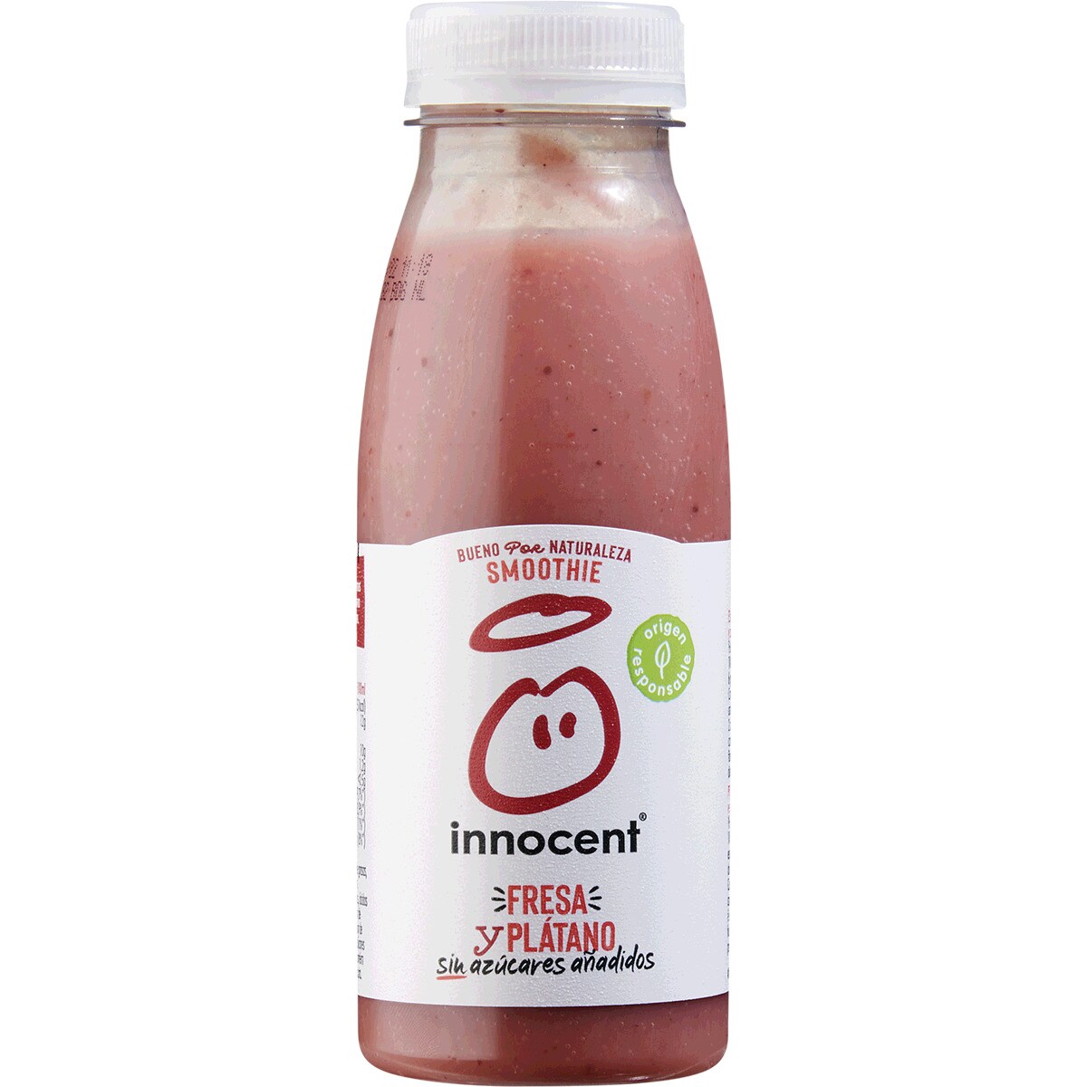 Smoothie de Morango e Banana sem Açúcares Adicionados garrafa 250 ml ...
