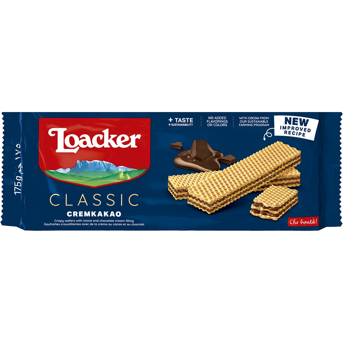 Bolachas Wafer com Cacau embalagem 175 g · Loacker · Supermercado El ...