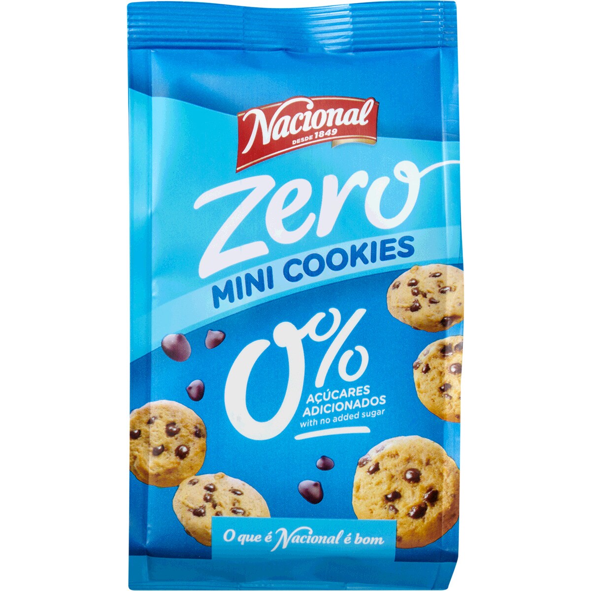 Bolachas Mini Cookies com Pepitas de Chocolate 0% Açúcares Adicionados ...