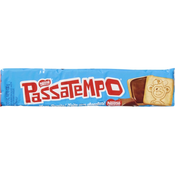Bolachas Recheadas Chocolate Passatempo Embalagem 130 G · Paperquer