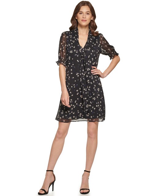 Short Sleeve V Neck Dress · Womens Fashion · El Corte Inglés
