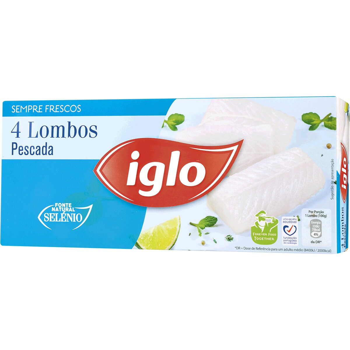 Lombos de Pescada 4 Unidades embalagem 400 g · Iglo · Supermercado El ...