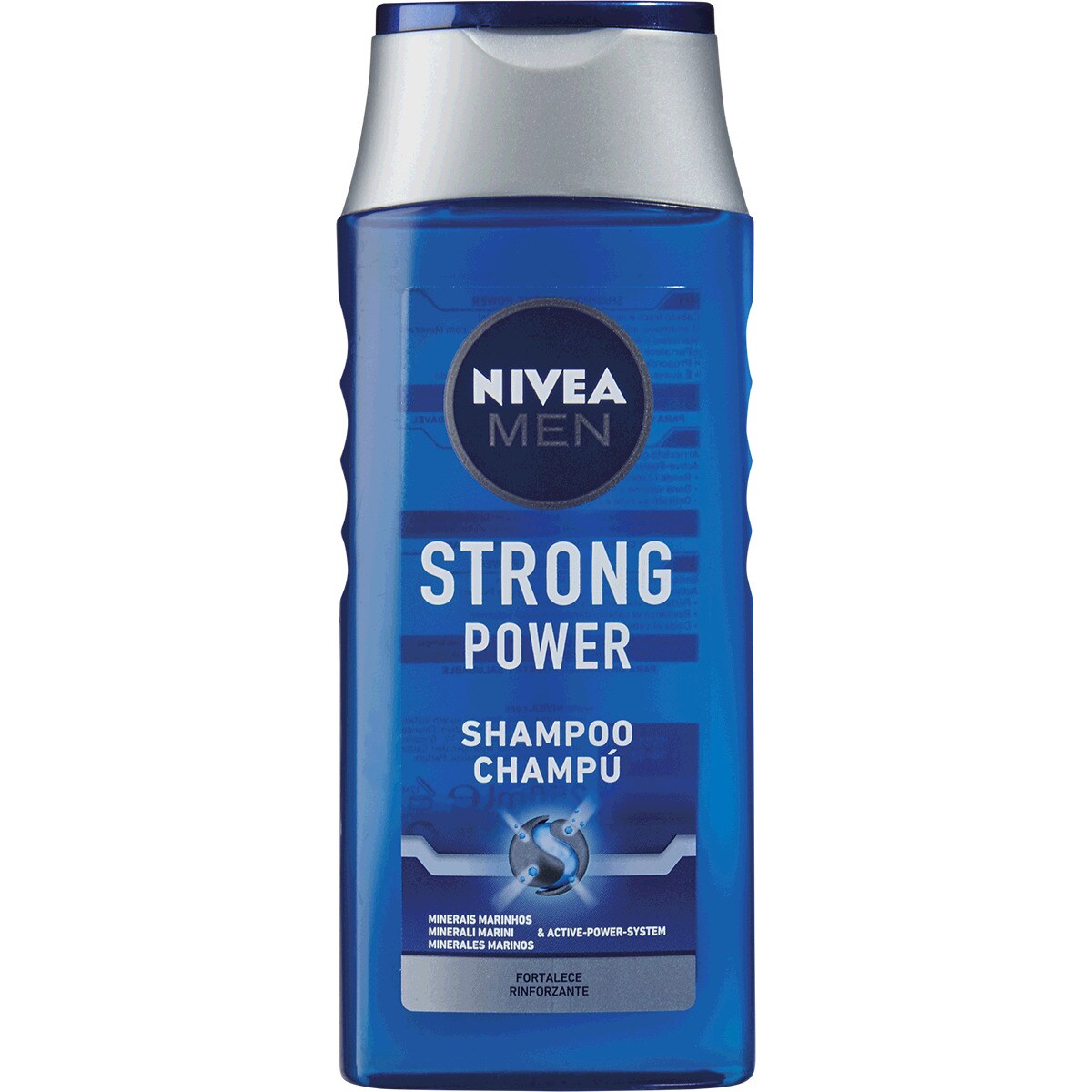 Champô Fortalecedor Strong Power embalagem 250 ml · Nivea Men ...