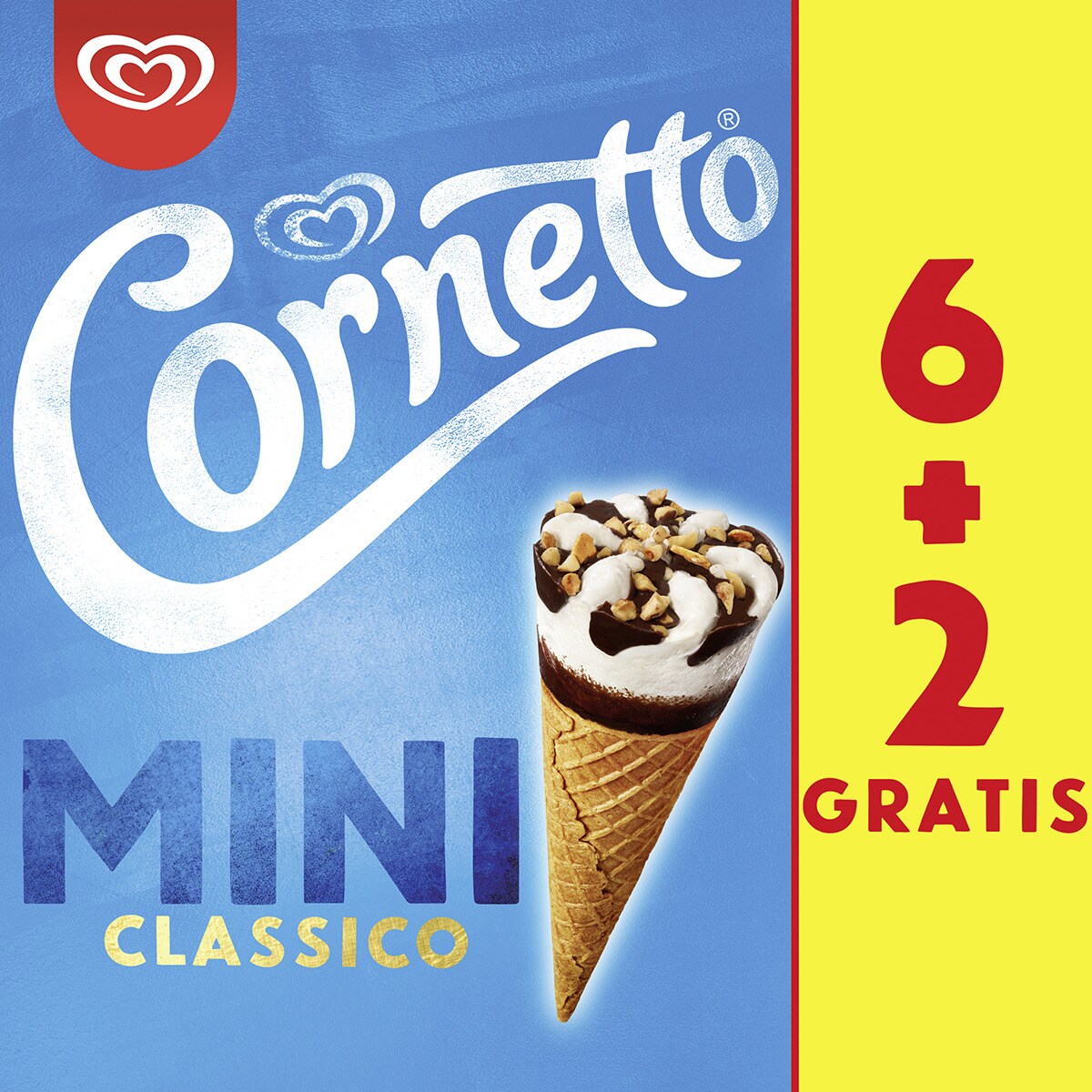 Conos de helado classico 6 unidades + 2 unidades gratis estuche 480 ml · CORNETTO · Supermercado ...
