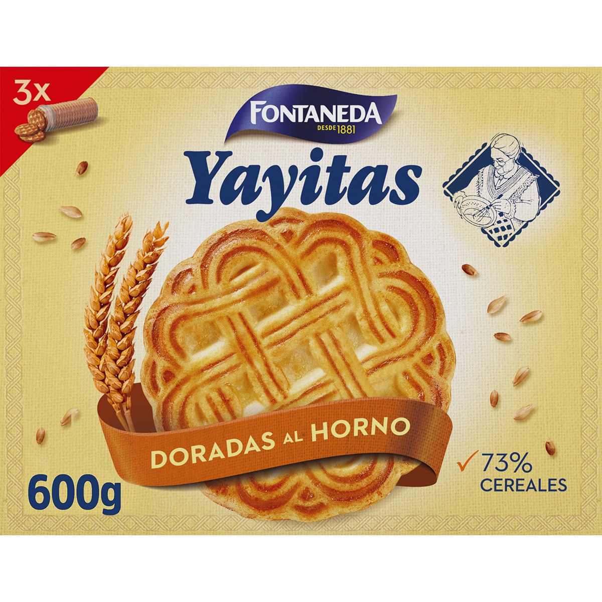 Galletas doradas al horno caja 600 g · LU YAYITAS · Supermercado El ...