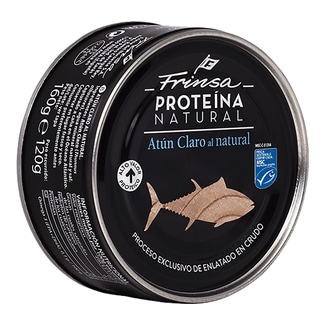 Atún claro al natural proceso exclusivo de enlatado en crudo proteína ...