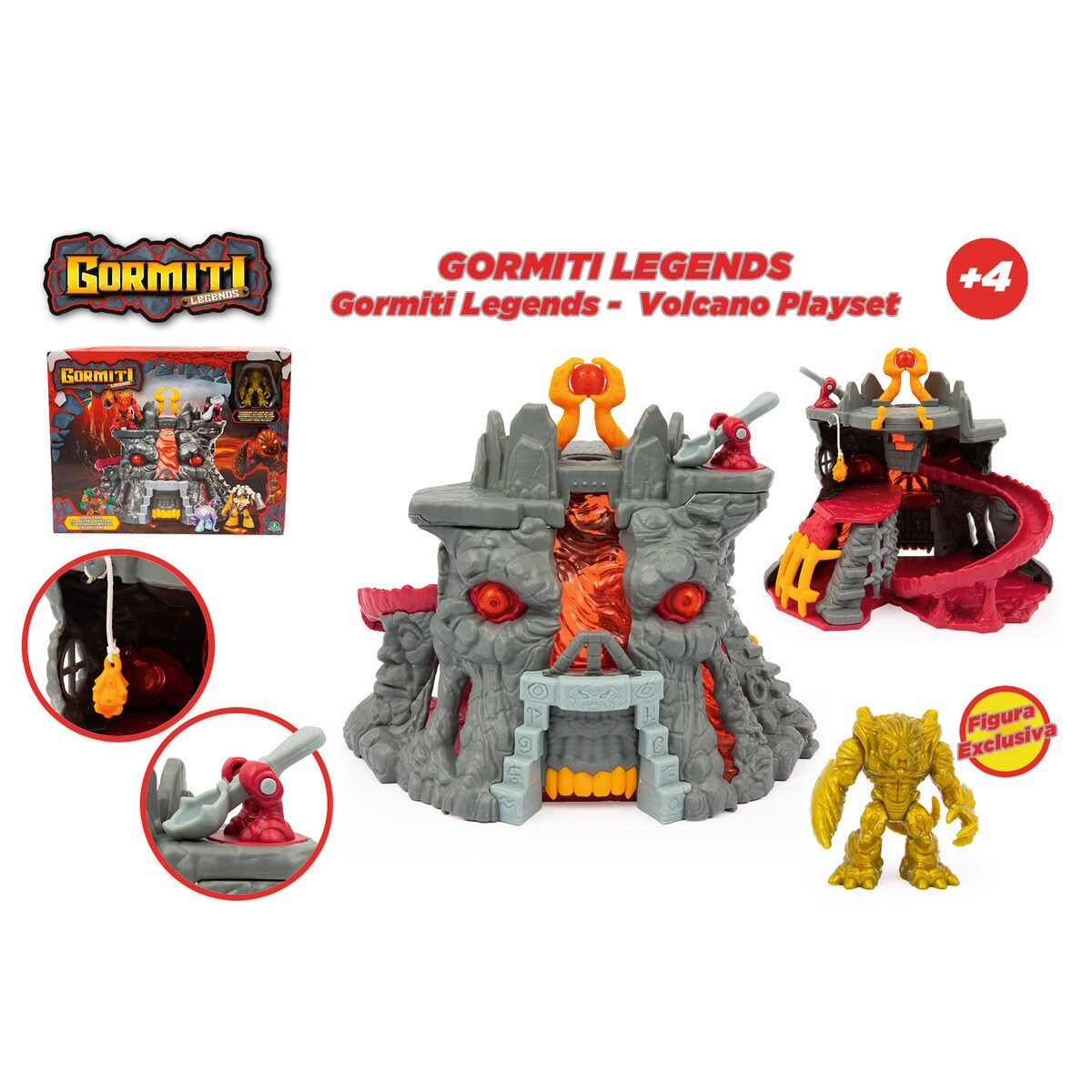 Gormiti Legends - Volcano Playset · La Tienda en Casa