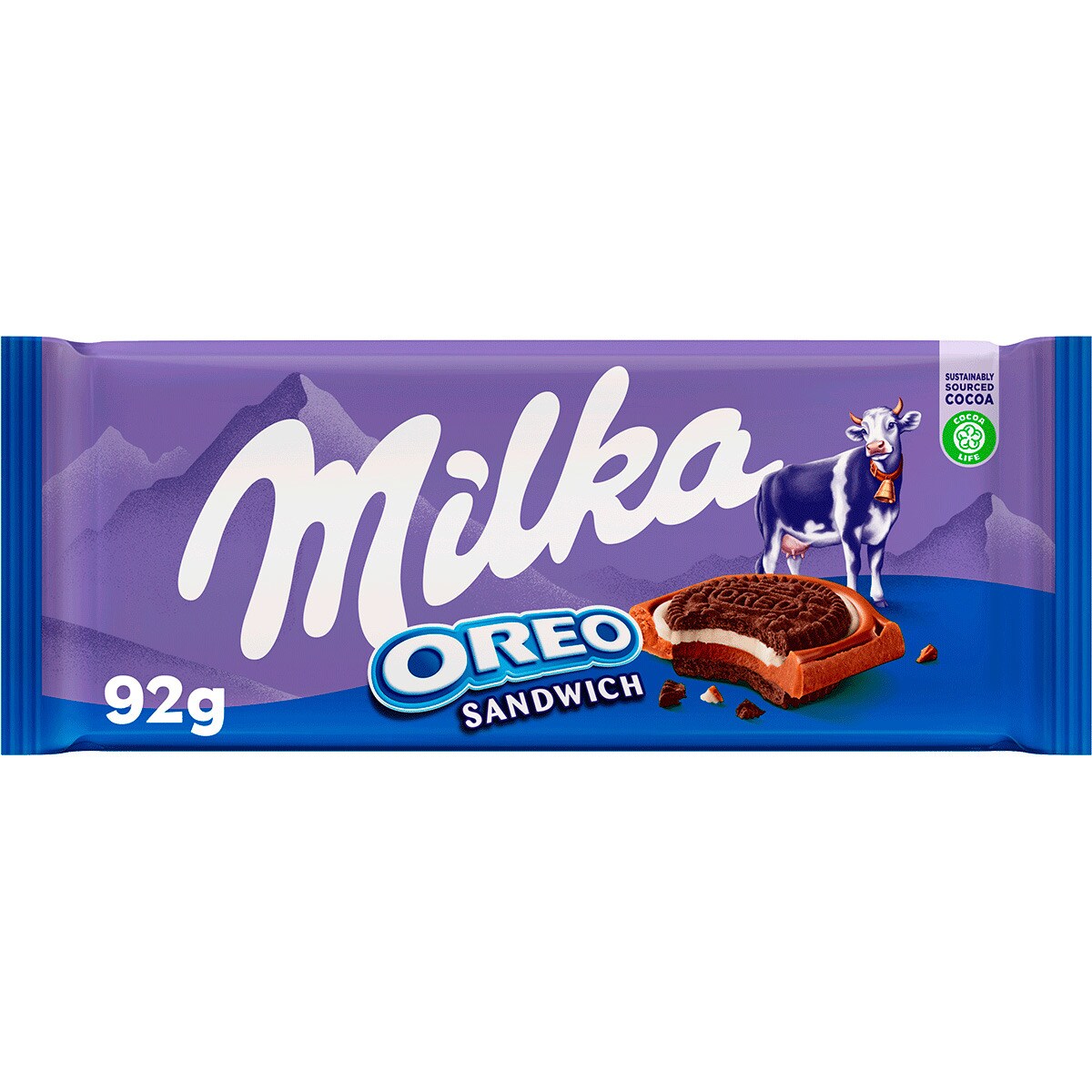 Oreo Sandwich chocolate con leche y galleta Oreo tableta 92 g · MILKA ...