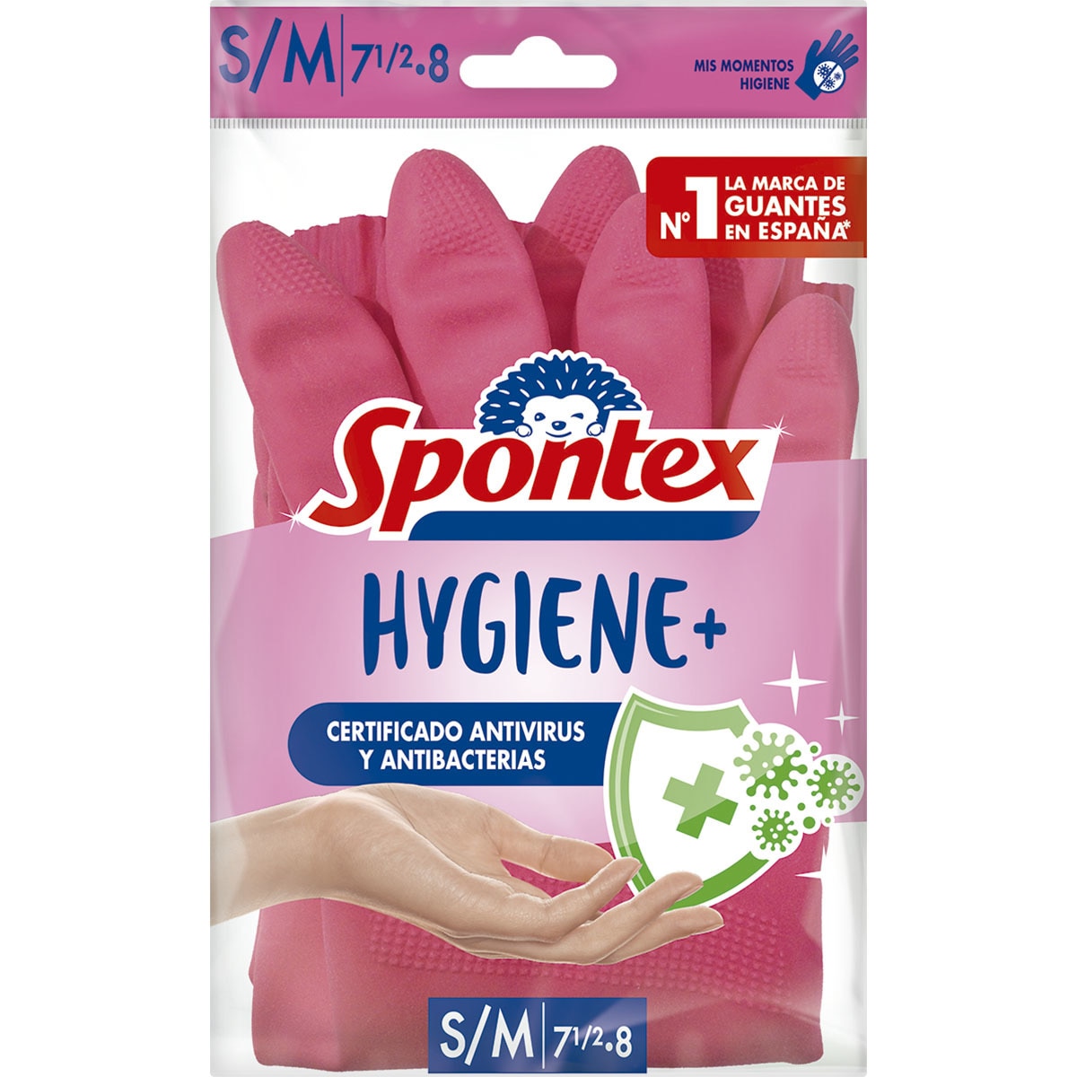 guantes Hygiene+ talla S/M blister 1 unidad · SPONTEX · Supermercado El ...