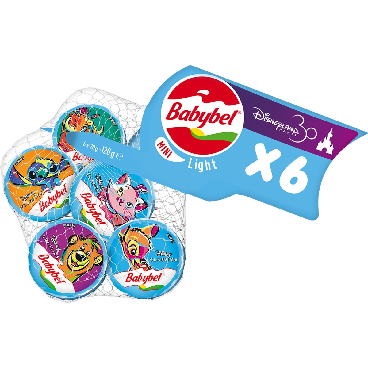 Light cheese snack 6 portions bag 120 g · MINI BABYBEL · Supermercado ...