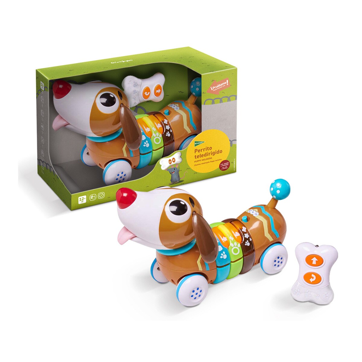 Perrito teledirigido con luz, ladridos y melodías Puppy melodías El ...