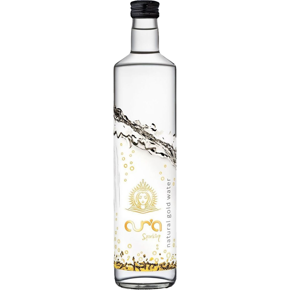 Agua mineral natural sin gas con coloides de oro y plata botella 75 cl ...
