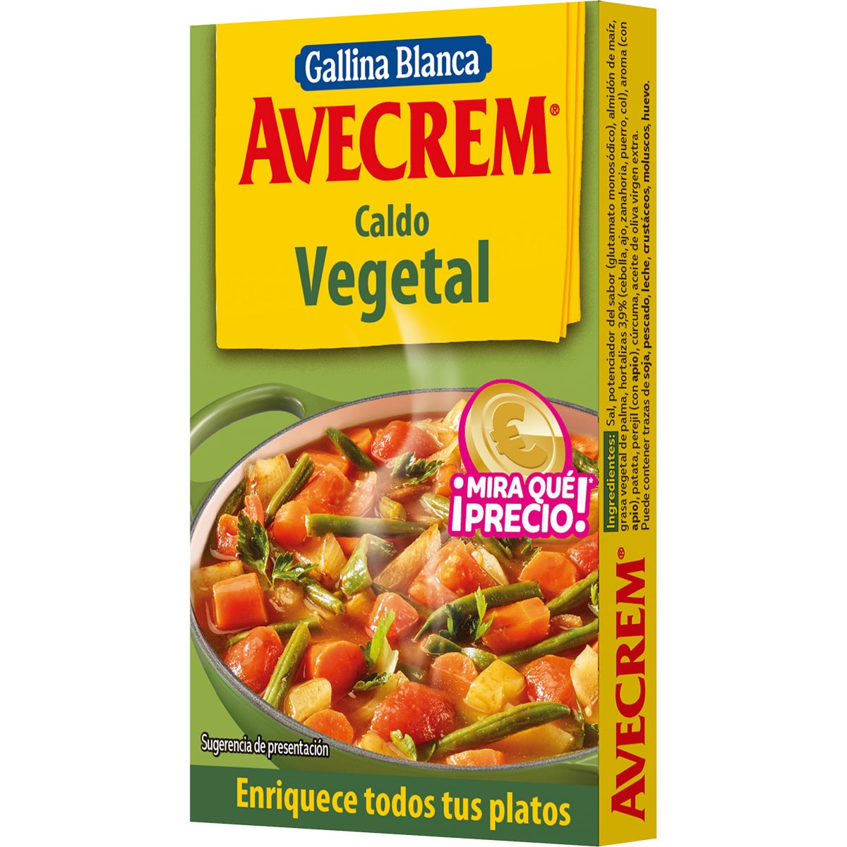 caldo vegetal pastillas estuche 80 g · AVECREM · Supermercado El Corte ...