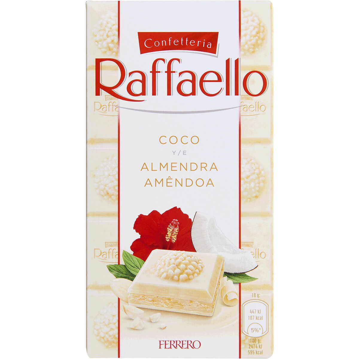 Chocolate de Leite Branco tablete 90 g · Ferrero Raffaello ...