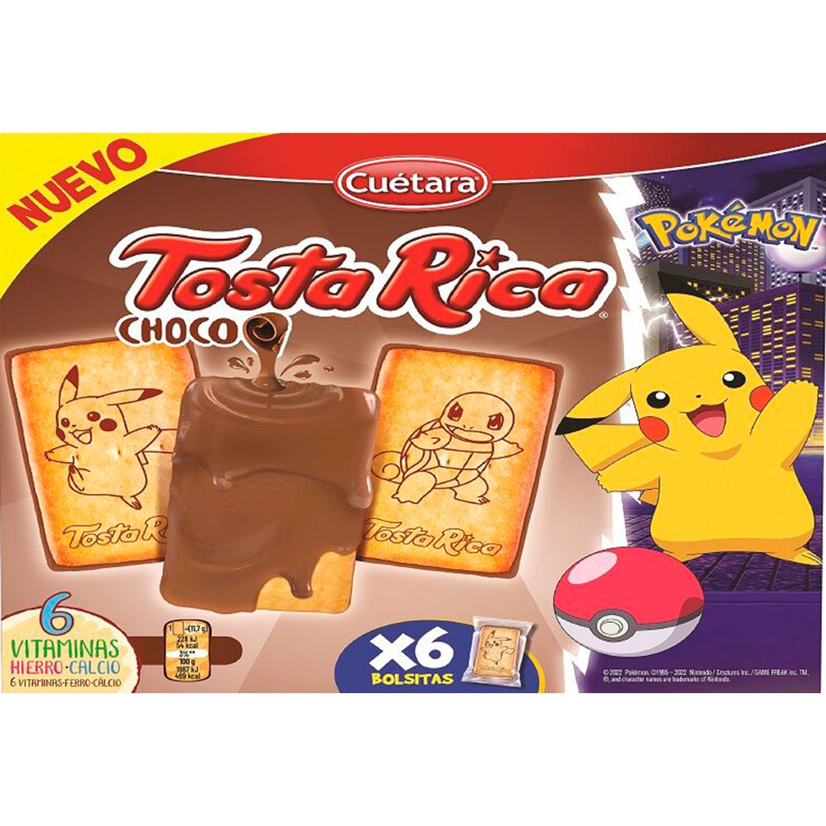 Bolachas Tosta Rica de Chocolate embalagem 210 g · Cuetara ...