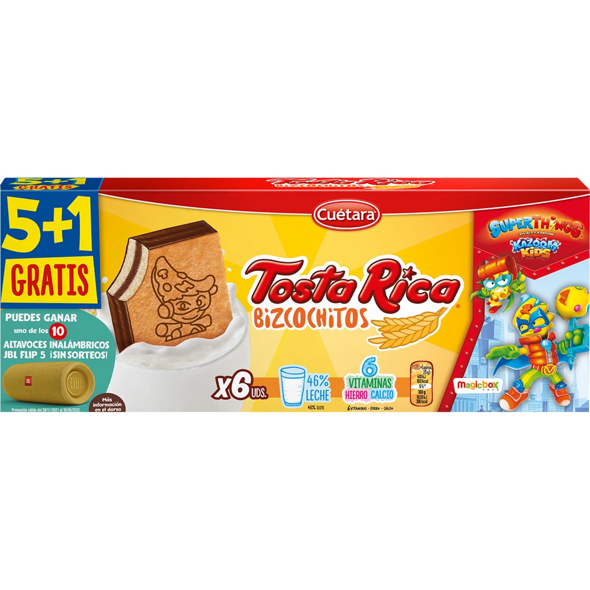 Bizcochitos estuche 125 g · CUETARA TOSTA RICA · Supermercado El Corte ...