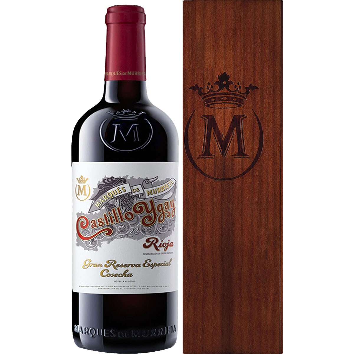 Gran reserva red wine DOCa Rioja bottle 75 cl · CASTILLO YGAY ...