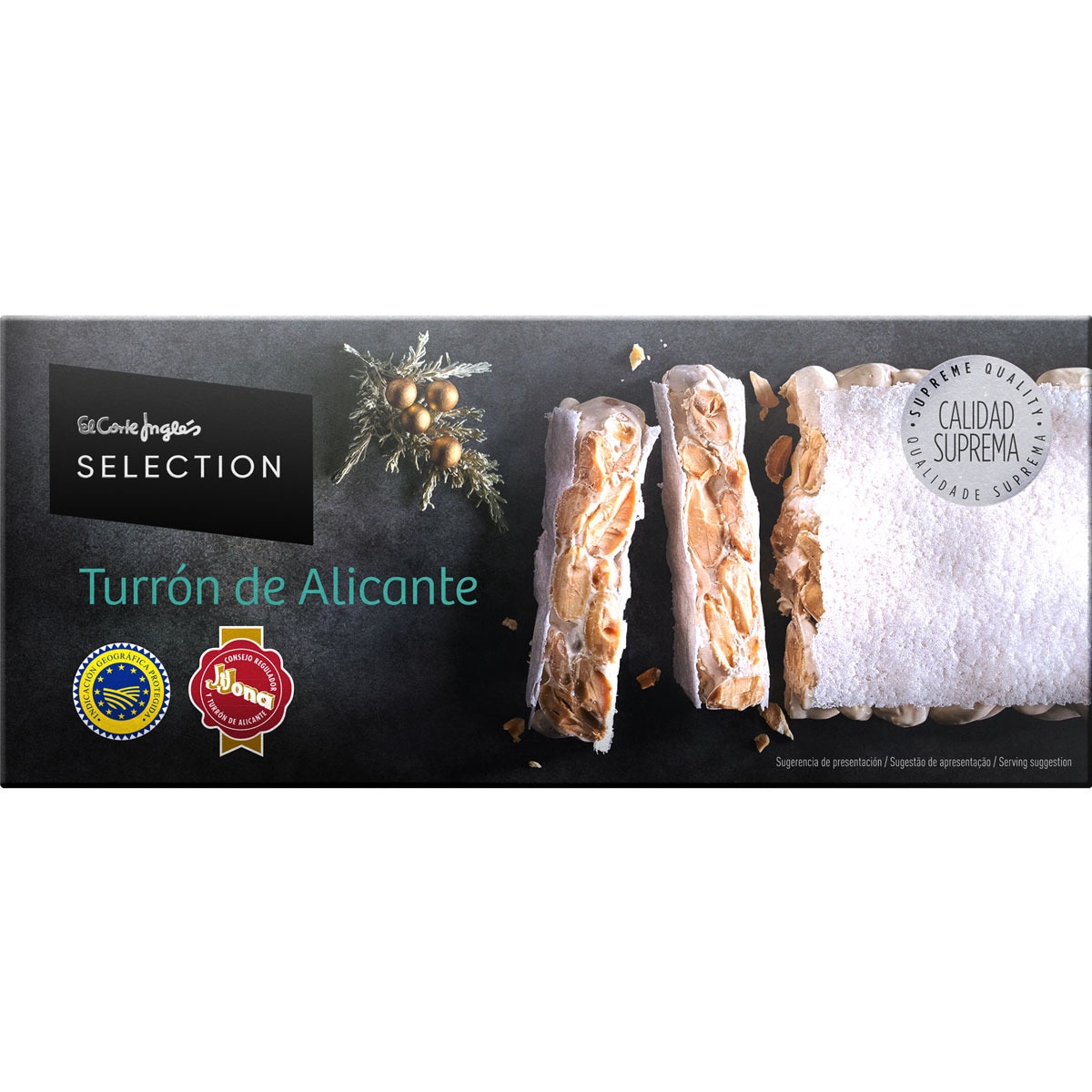 turrón duro de Alicante Calidad Suprema IGP Jijona tableta 250 g · EL ...