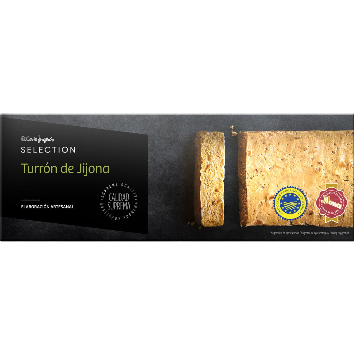 turrón de Jijona Calidad Suprema IGP Jijona estuche 300 g · EL CORTE ...