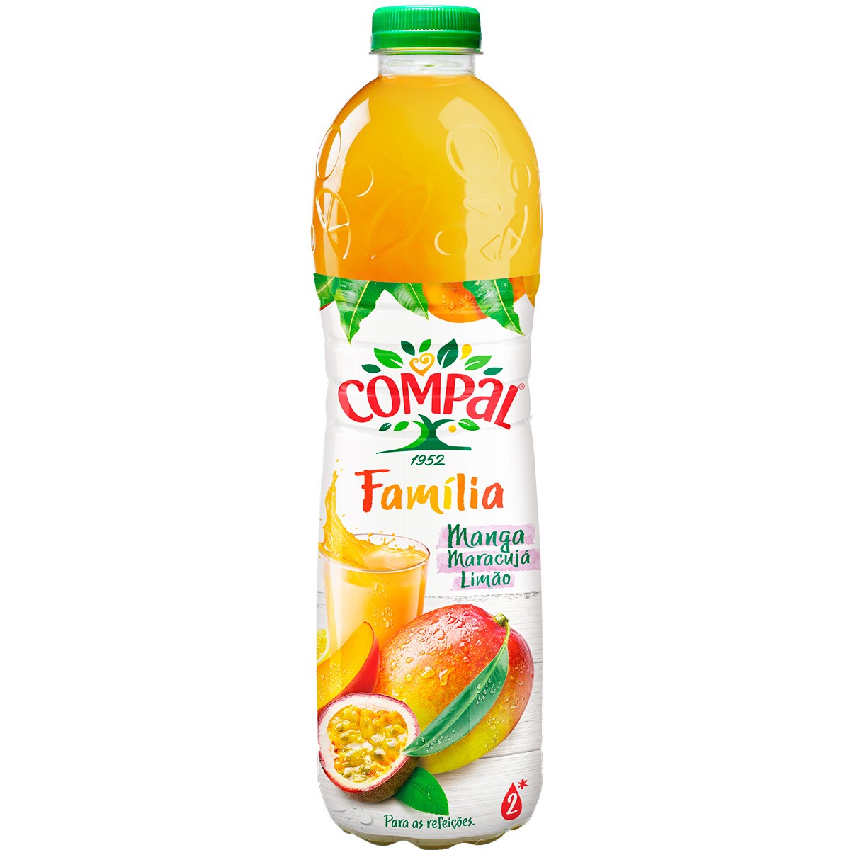 Néctar Manga, Maracujá e Limão garrafa 1,25 L · Compal Família ...