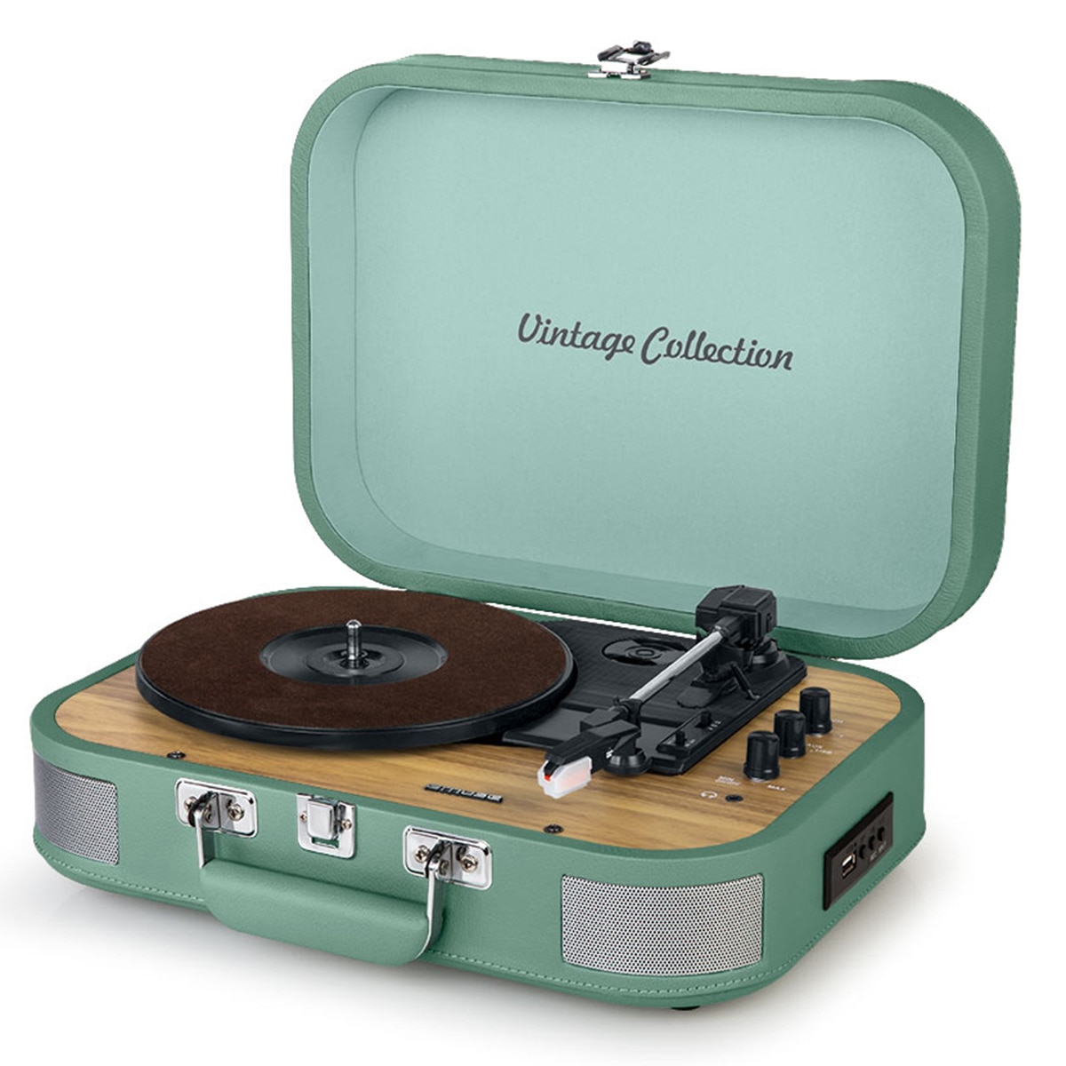 Tocadiscos estéreo Muse MT201WG verde · La Tienda en Casa