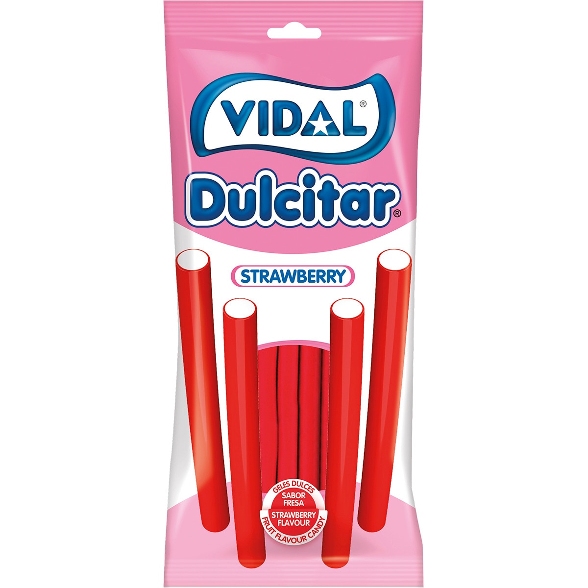 Gomas Dulcitar de Morango embalagem 90 g · Vidal · Supermercado El ...