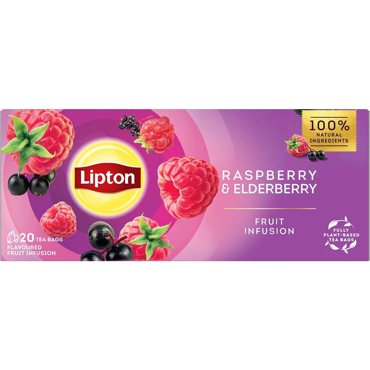 Chá de Framboesa e Sabugueiro 20 unidades embalagem 20 g · Lipton · Supermercado El Corte Inglés ...