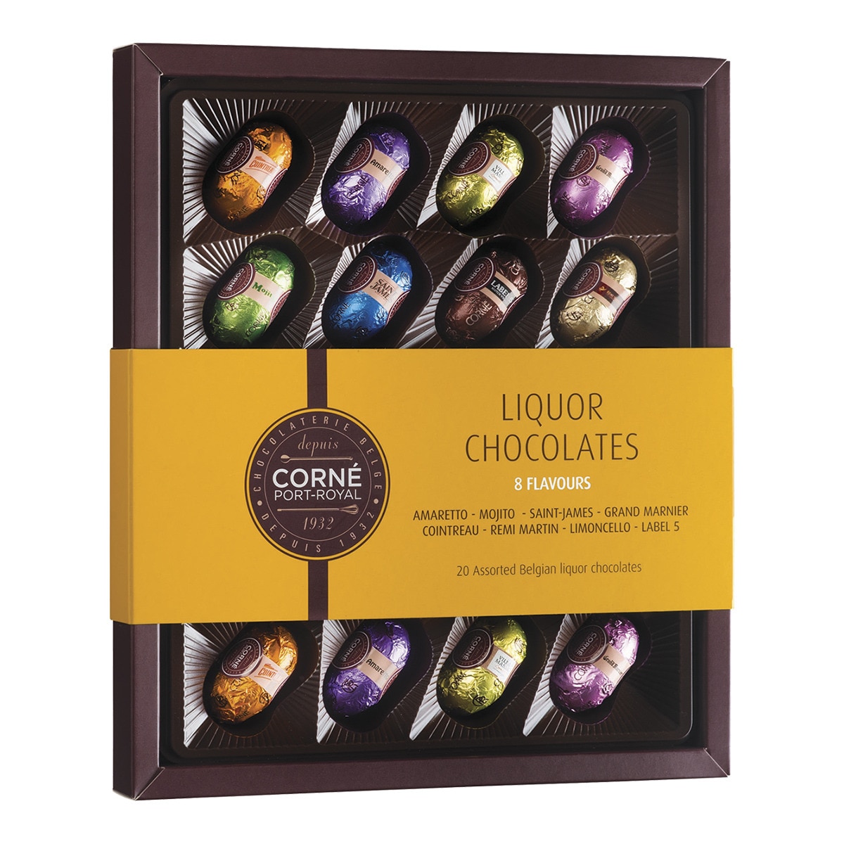 Chocolats belges à la liqueur Corné Port Royal · Gourmet · El Corte Inglés