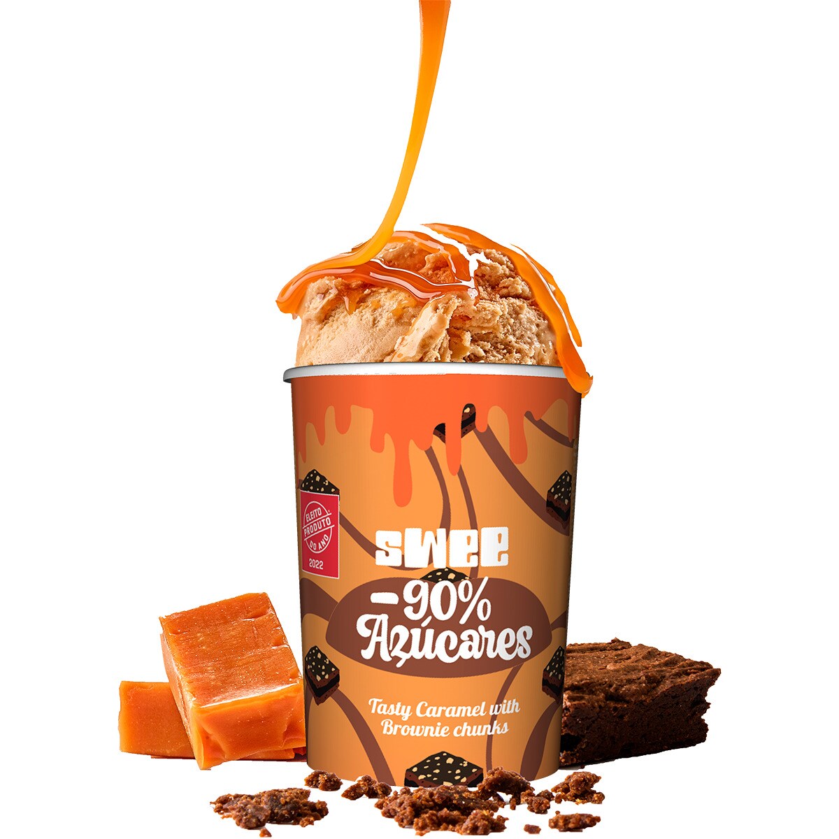 Gelado Vegetal de Caramelo copo 450 ml · Swee · Supermercado El Corte ...