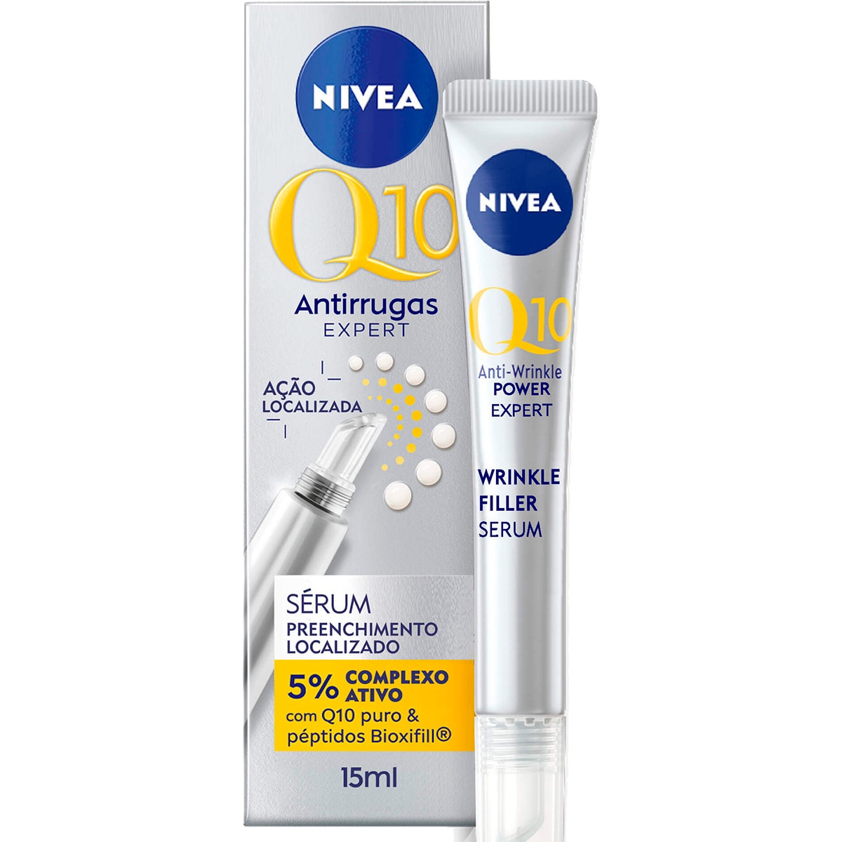 Sérum Anti Rugas Preenchimento Localizado Q10 Power embalagem 15 ml ...