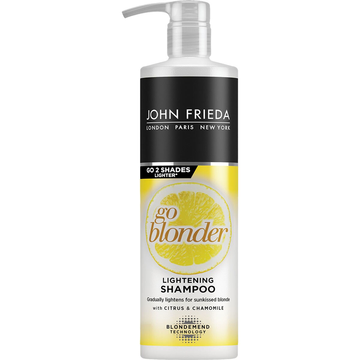 Comprar Champú aclarante Go Blonder con cítricos y camomila dosificador ...