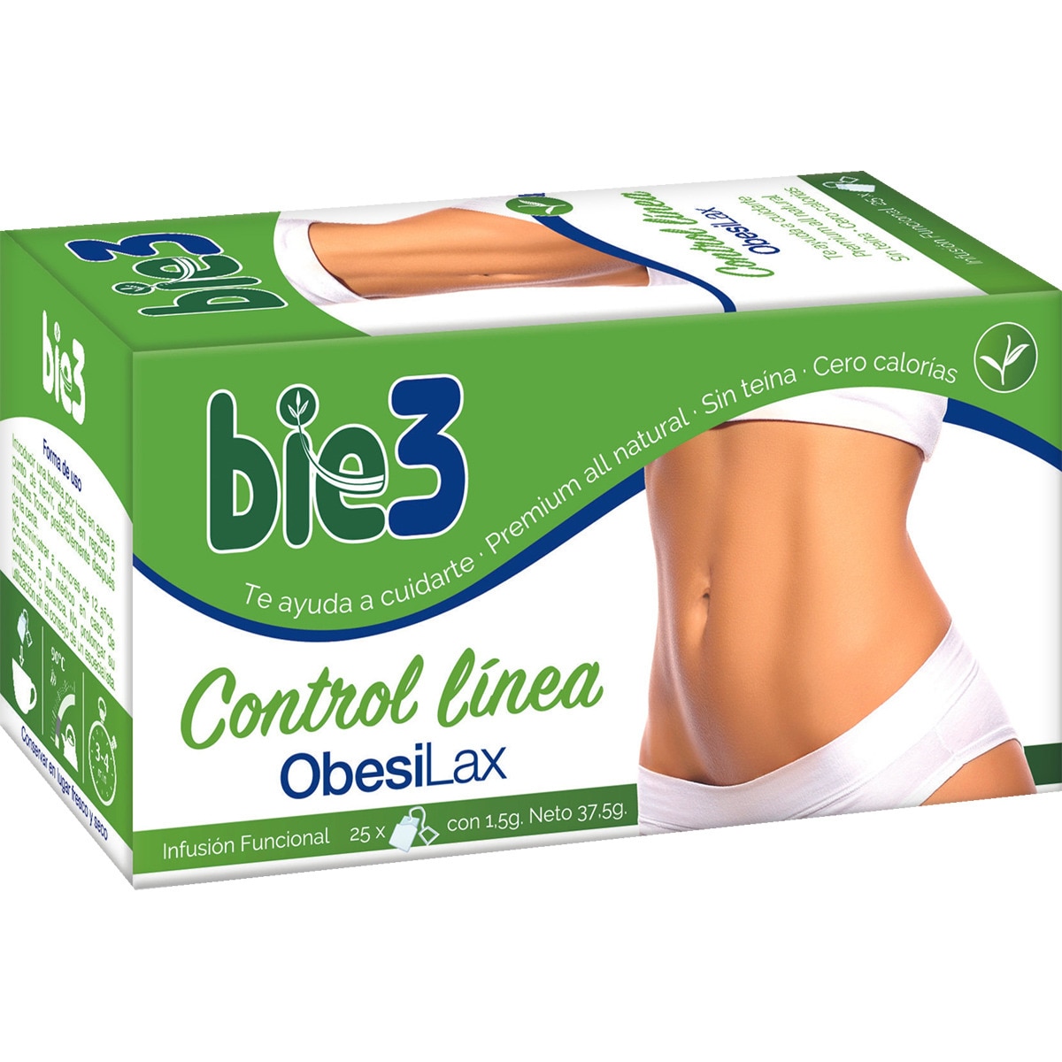 Control Línea Obesilax infusión sin teína cero calorías estuche 25 bolsitas · BIO3 ...