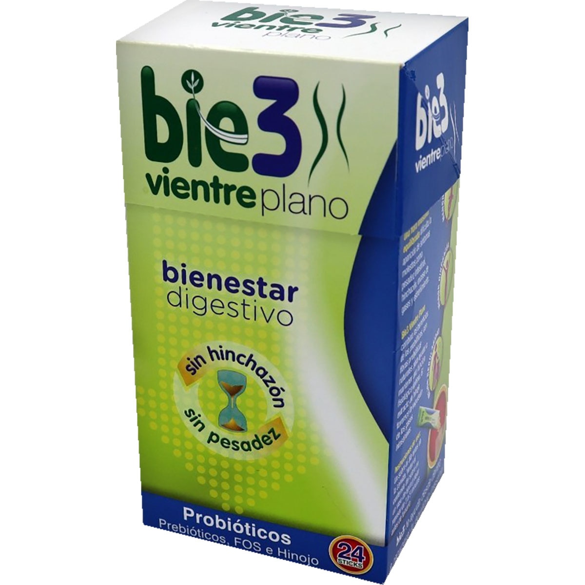 Vientre Plano bienestar digestivo probióticos con FOS e hinojo envase ...