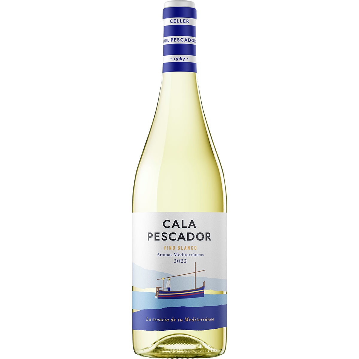 vino blanco DO Cataluña botella 75 cl · CALA PESCADOR · Supermercado El ...