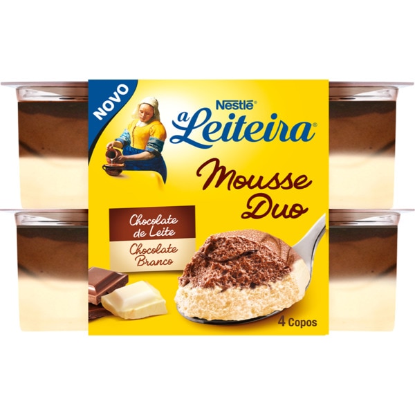 Mousse Duo Pack 4 unidades embalagem 59 g · A Leiteira · Supermercado ...