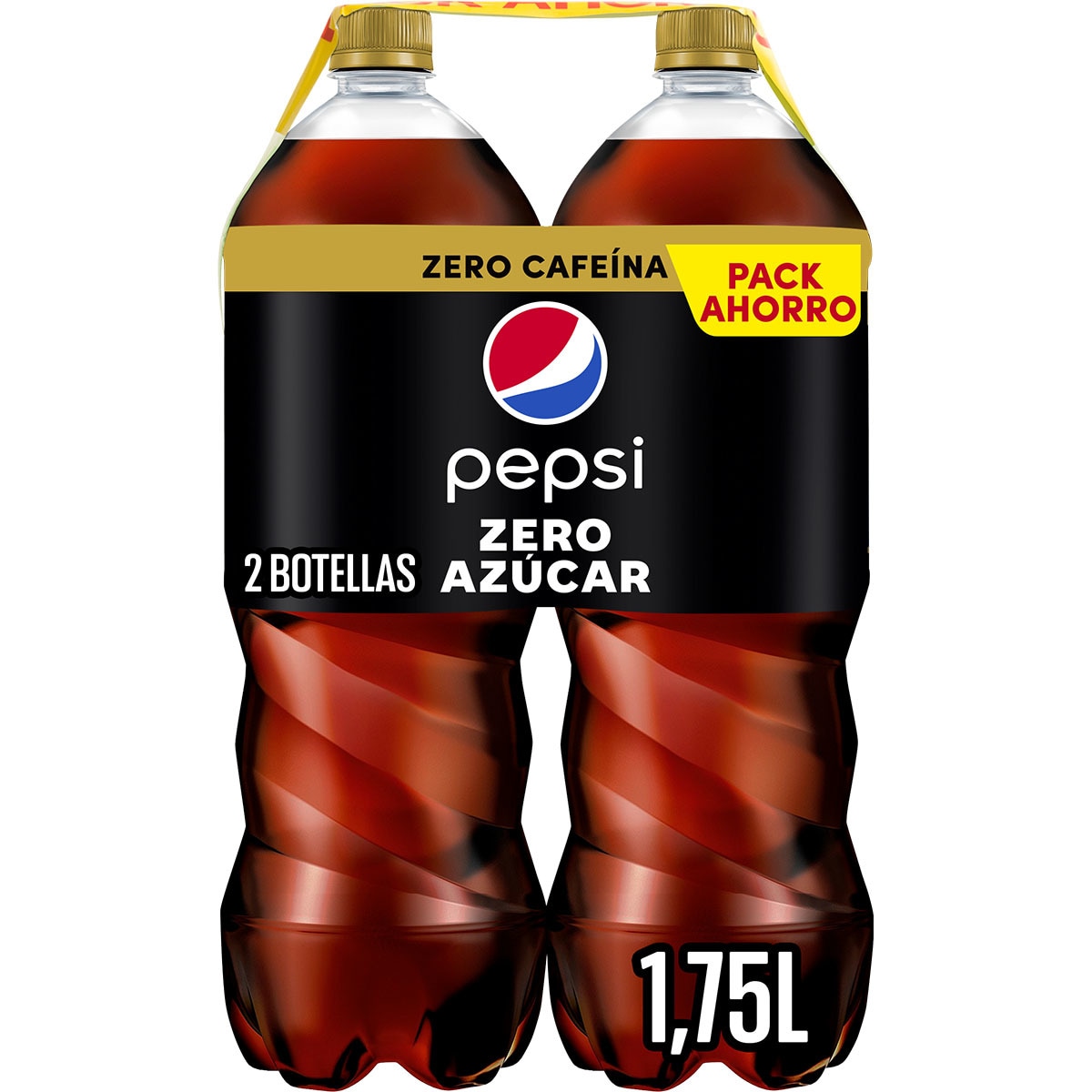 Refresco de cola sin azúcar ZERO CAFEÍNA pack 2 botellas 1,75 l · PEPSI ZERO · Supermercado El ...