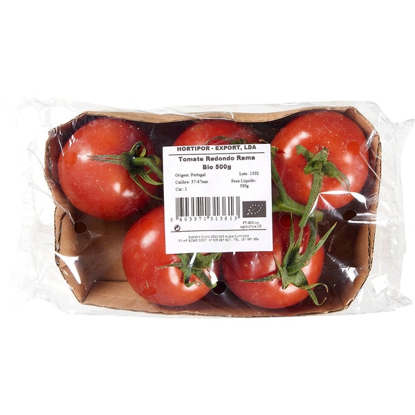Tomate Redondo Rama Bio embalagem 500 g · Supermercado El Corte Inglés ...
