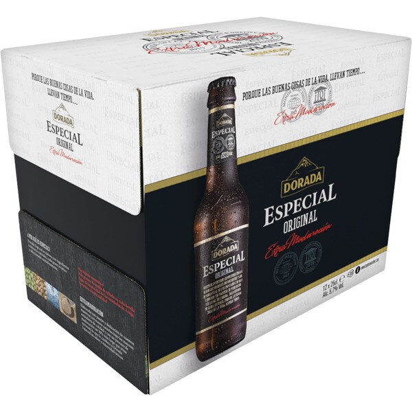 Cerveza rubia original extra maduración pack 12 botellas 25 cl · DORADA ...