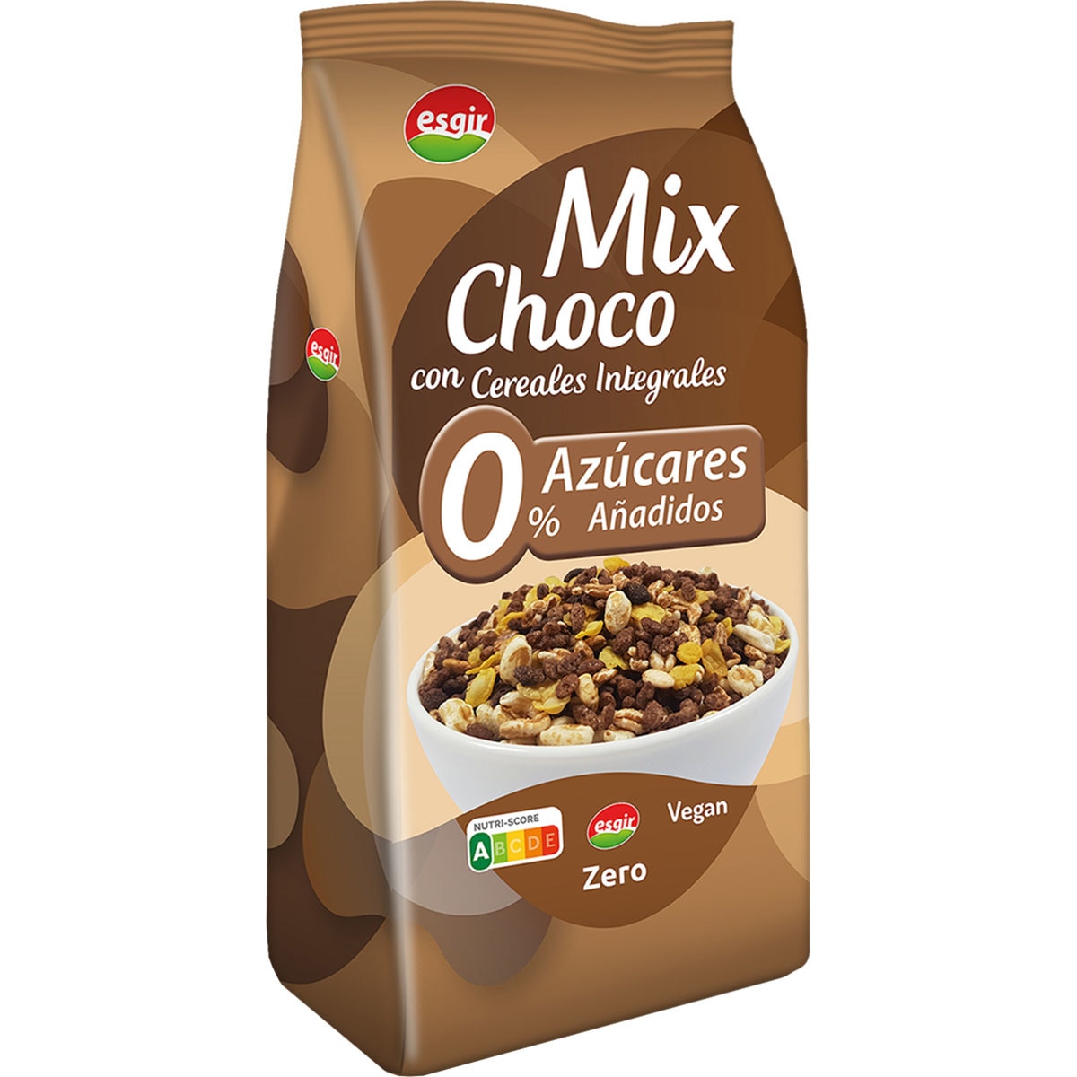 Mix Choco cereales integrales 0% azúcares añadidos bolsa 250 g · ESGIR ...