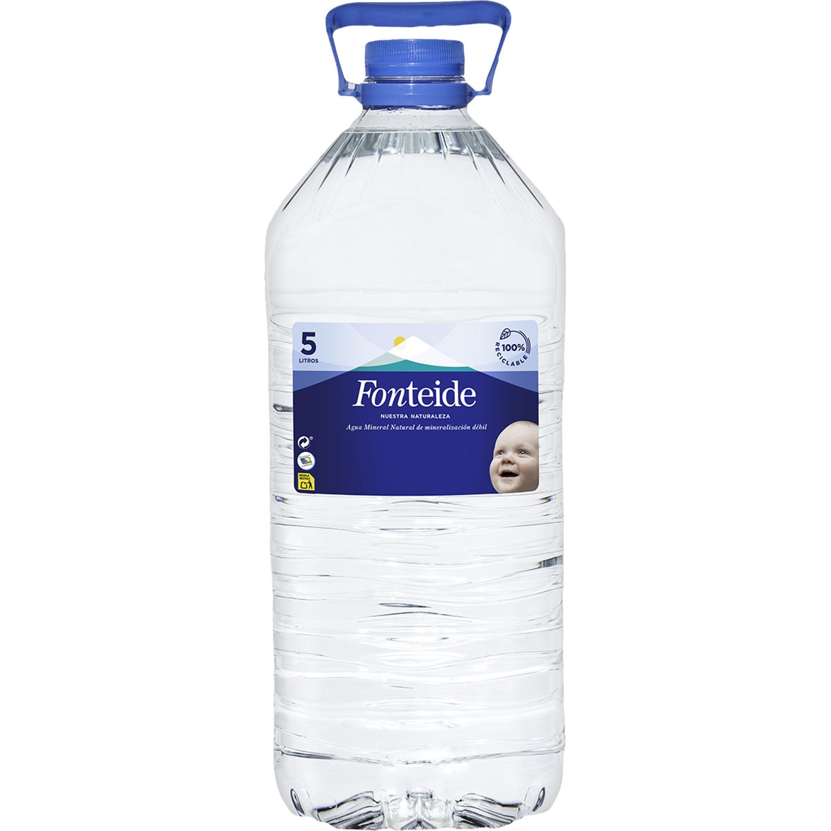agua mineral natural garrafa 5 l · FONTEIDE · Supermercado El Corte Inglés