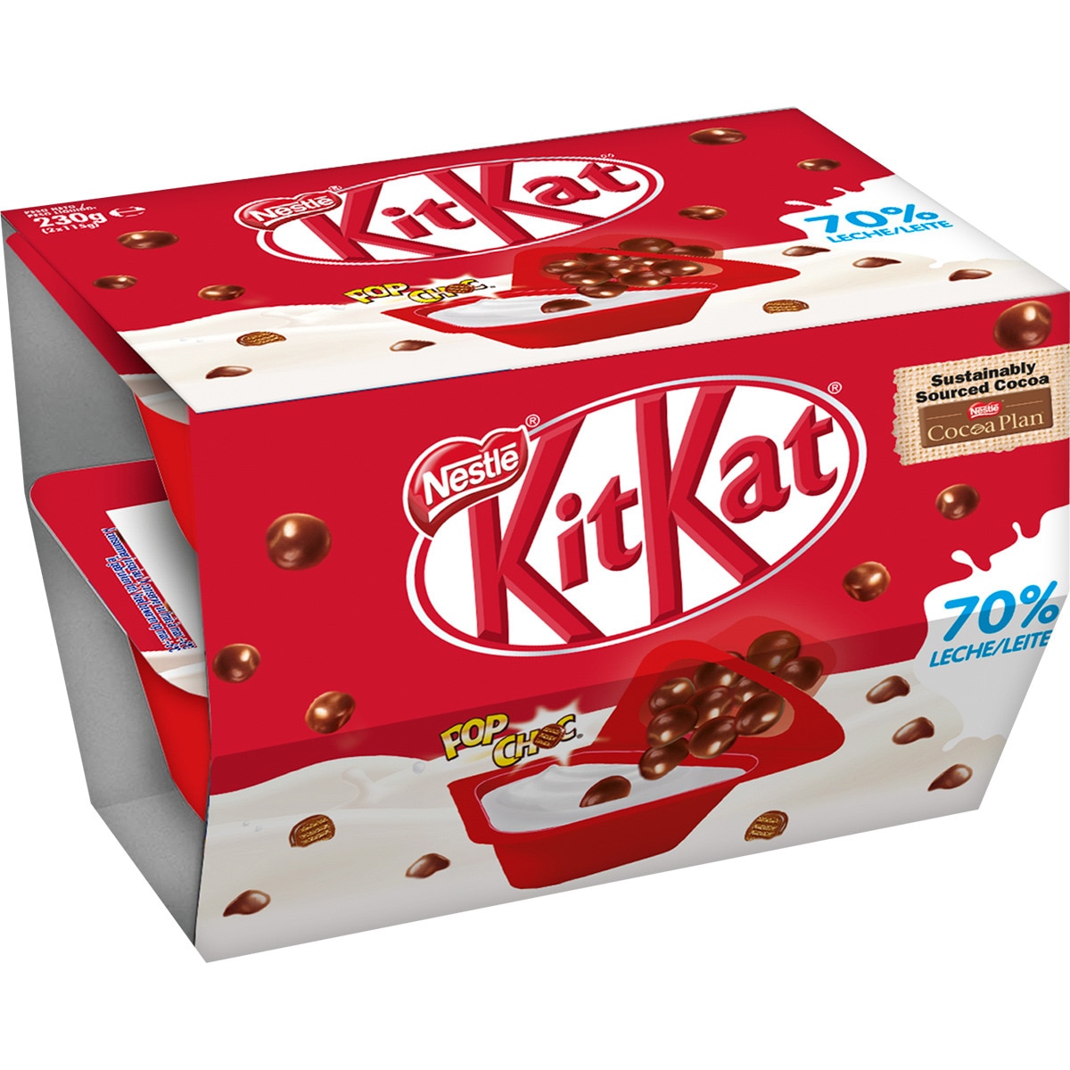 Mix-in yogur natural azucarado con bolitas de Kit Kat pack 2 unidades ...