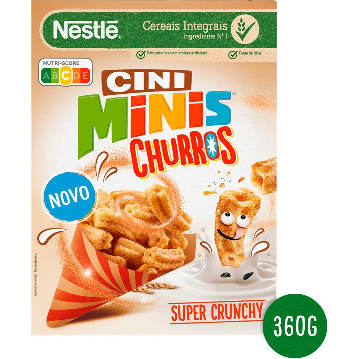 Cereais Cini Mini's Churros embalagem 360 g · Néstle · Supermercado El ...