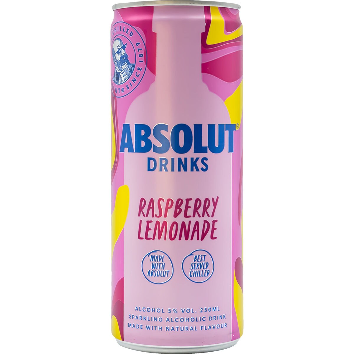 Vodka con limonada de frambuesa lata 25 cl · ABSOLUT · Supermercado El ...