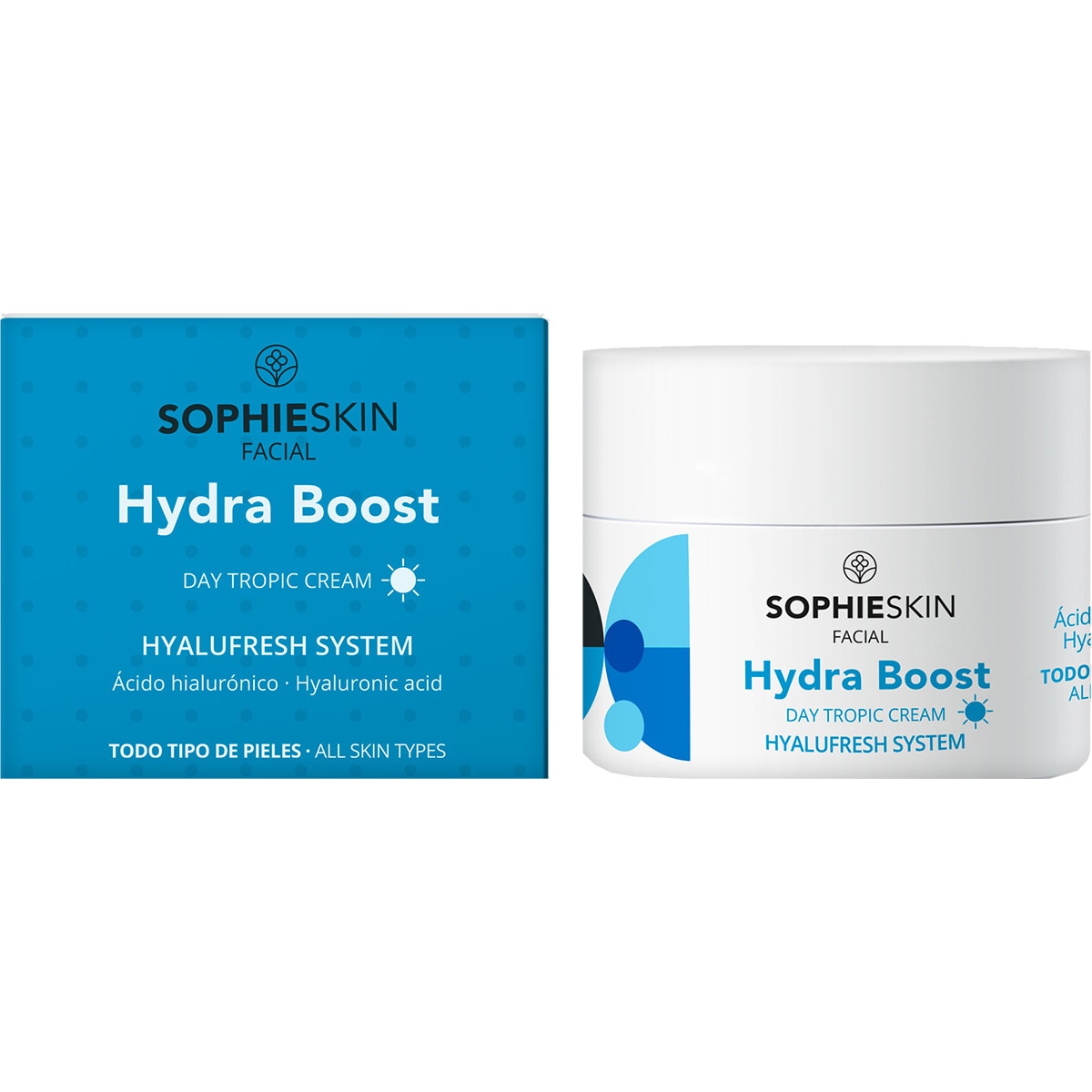 Hydra Boost crema de día Hyalufresh System con ácido hialurónico tarro 50 ml para todo tipo de ...