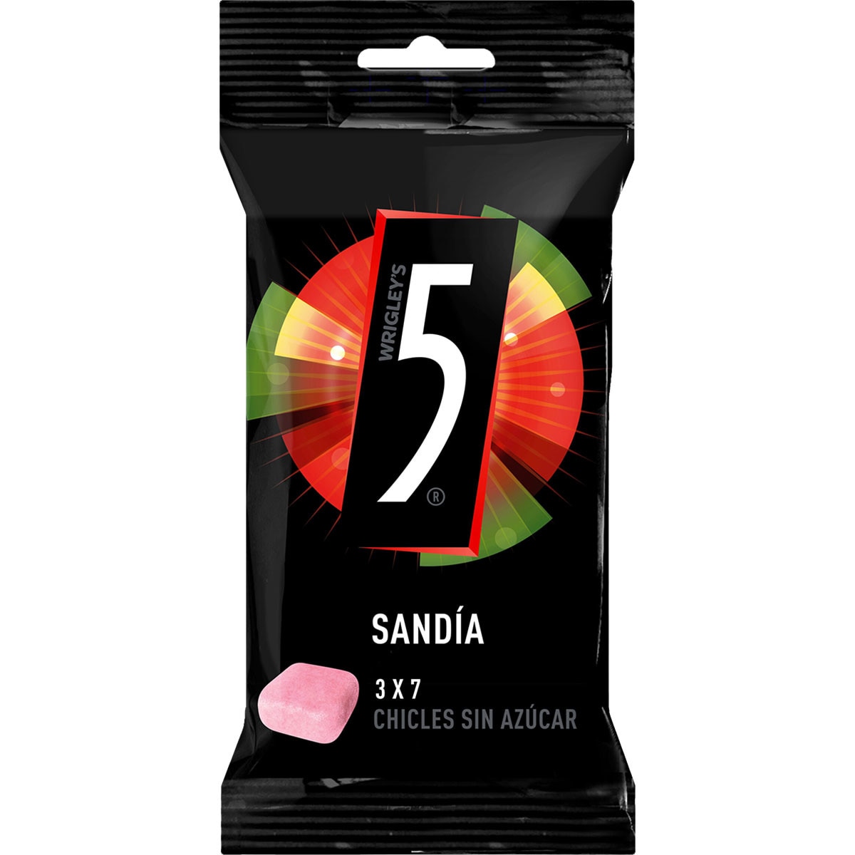 Turbulence chicles sabor sandía sin azúcar pack 2x12 envase 62 g · FIVE ...