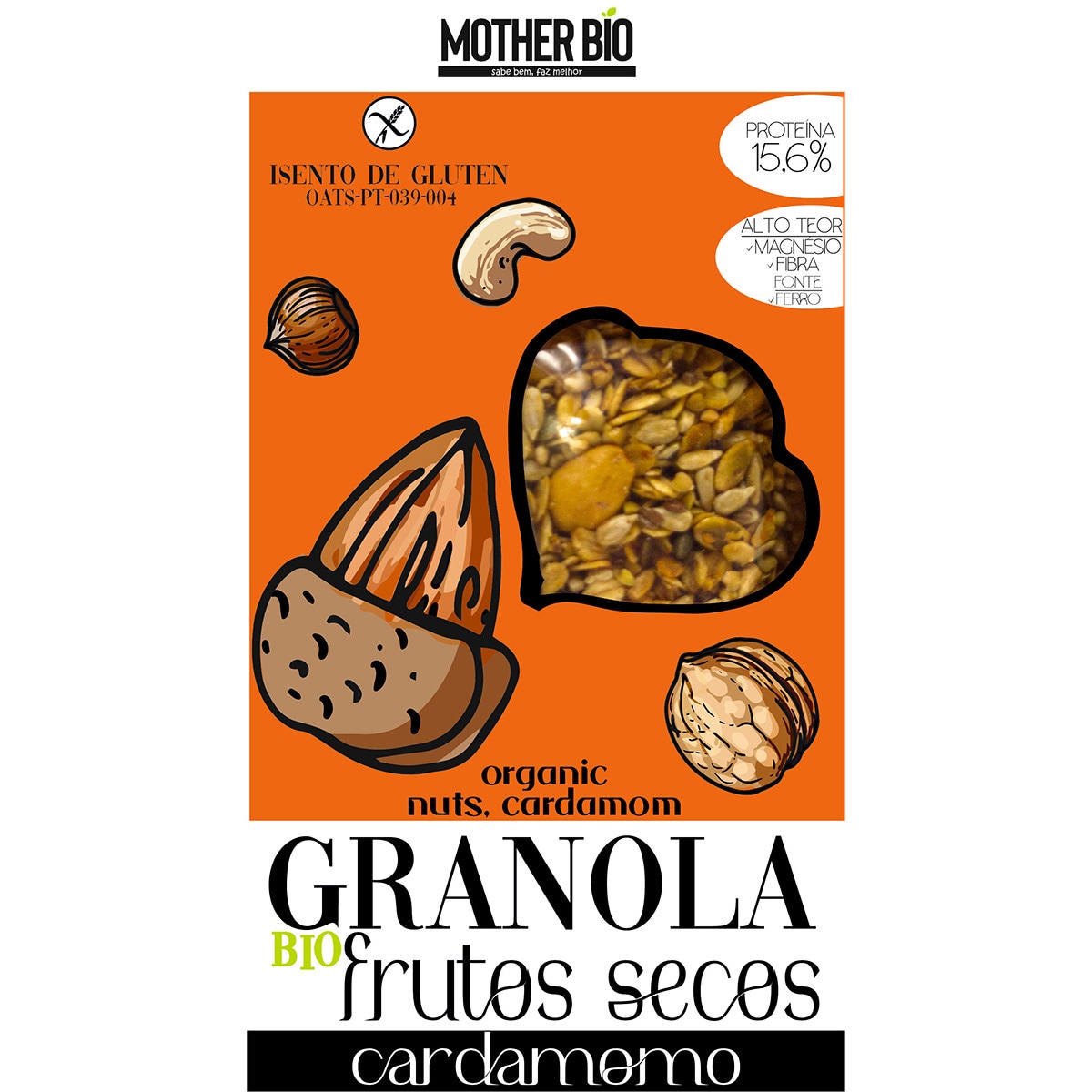 Granola Bio de Trigo Sarraceno e Frutos Secos embalagem 350 g · Mother ...